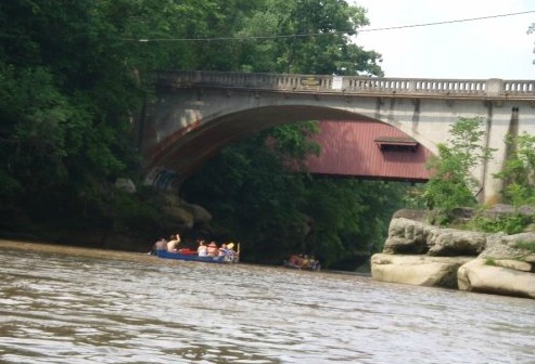 Sugar Creek Inner Tube Float at Turkey Run State Park