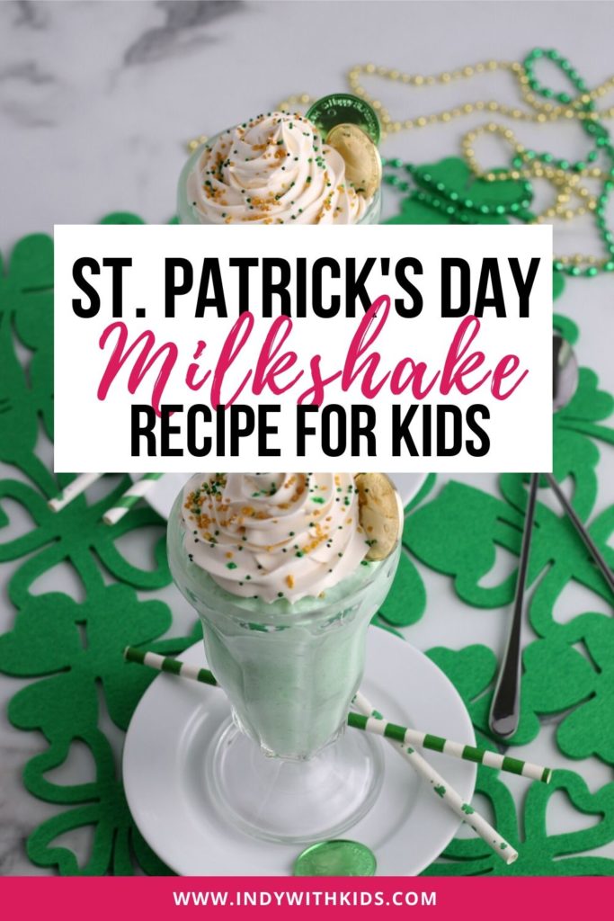Quick and Easy 4 Ingredient Shamrock Shake Recipe