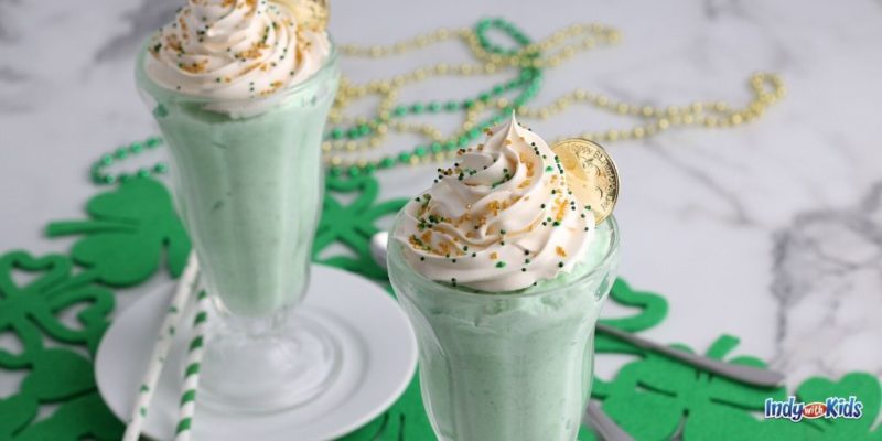 Quick and Easy 4 Ingredient Shamrock Shake Recipe