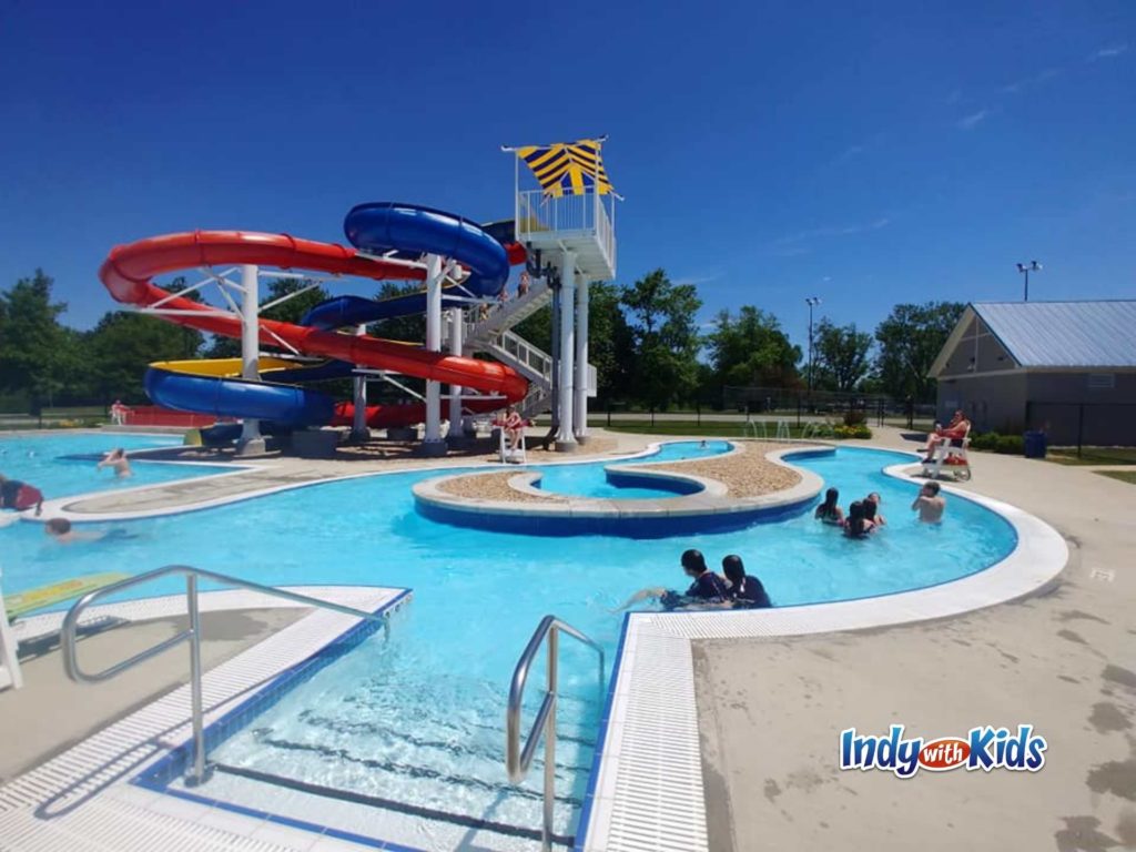 Wave Pool & Waterslides at Seashore Waterpark in Lebanon