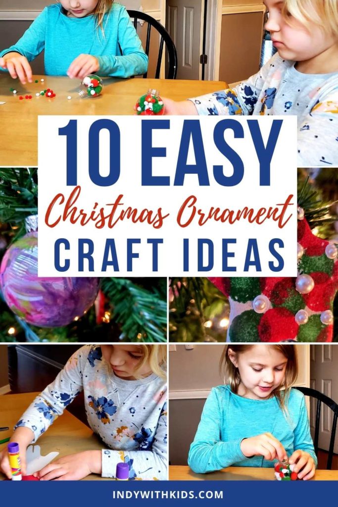 10 Easy Christmas Ornament Crafts for Kids
