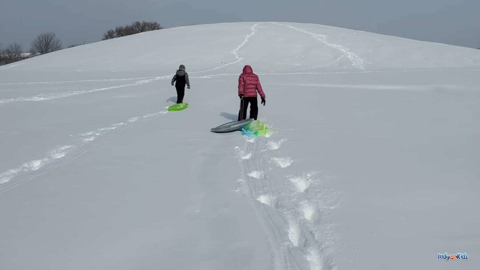 Best Snow Sledding Hills in Indianapolis | Bring Your Own Sled