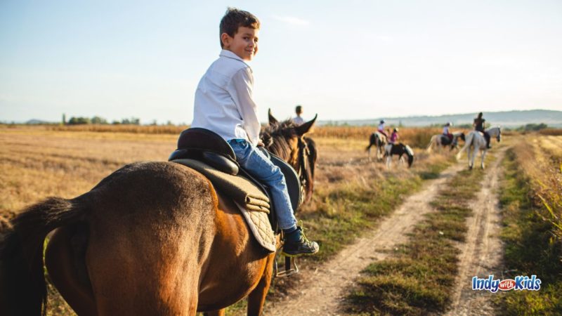 Where to Go Horseback Riding with Kids Around Indianapolis