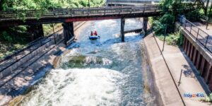 White Water Rafting Indiana: East Race Waterway South Bend