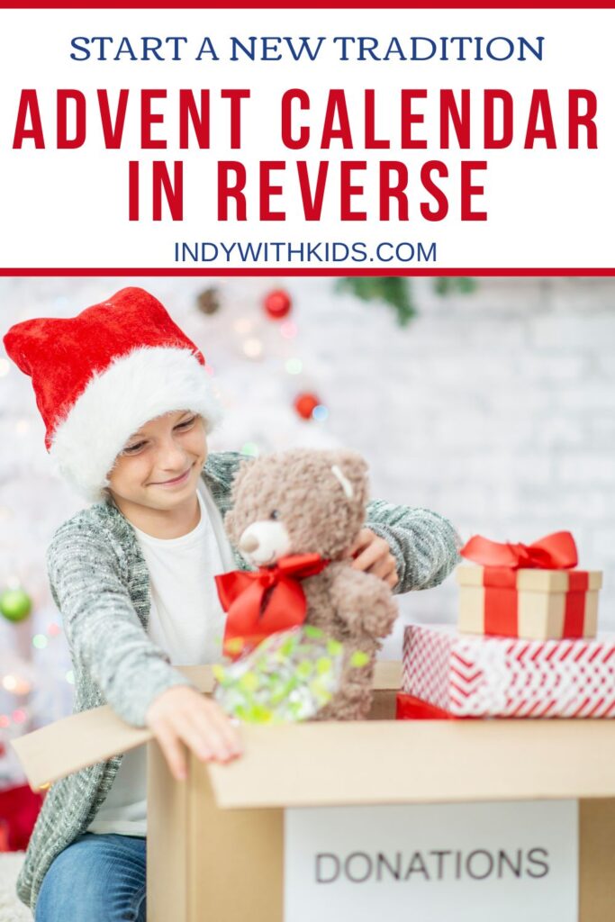 Reverse Advent Calendar | Teach the Spirit of Giving This Holiday Season