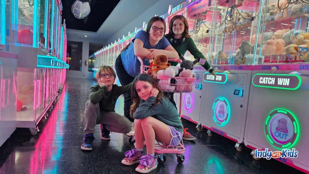 ClawCade: Catch Win Claw Machine Arcade in Indianapolis - Indy with Kids