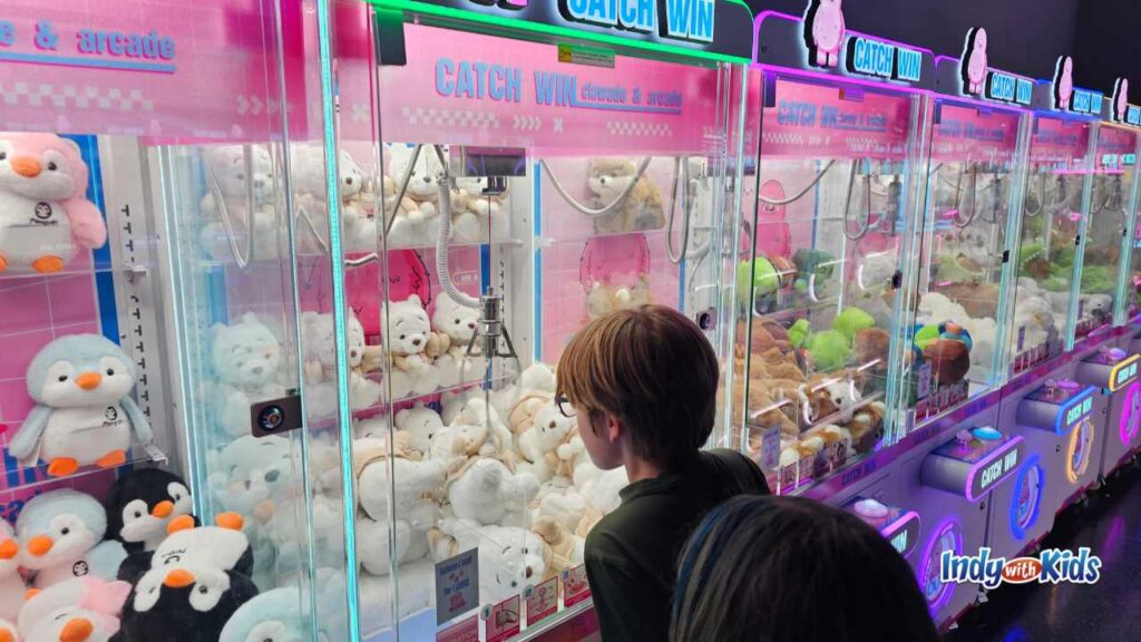 ClawCade: Catch Win Claw Machine Arcade in Indianapolis - Indy with Kids