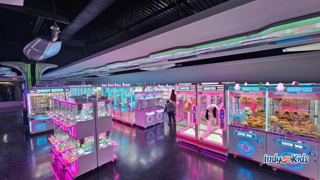 ClawCade: Catch Win Claw Machine Arcade in Indianapolis - Indy with Kids