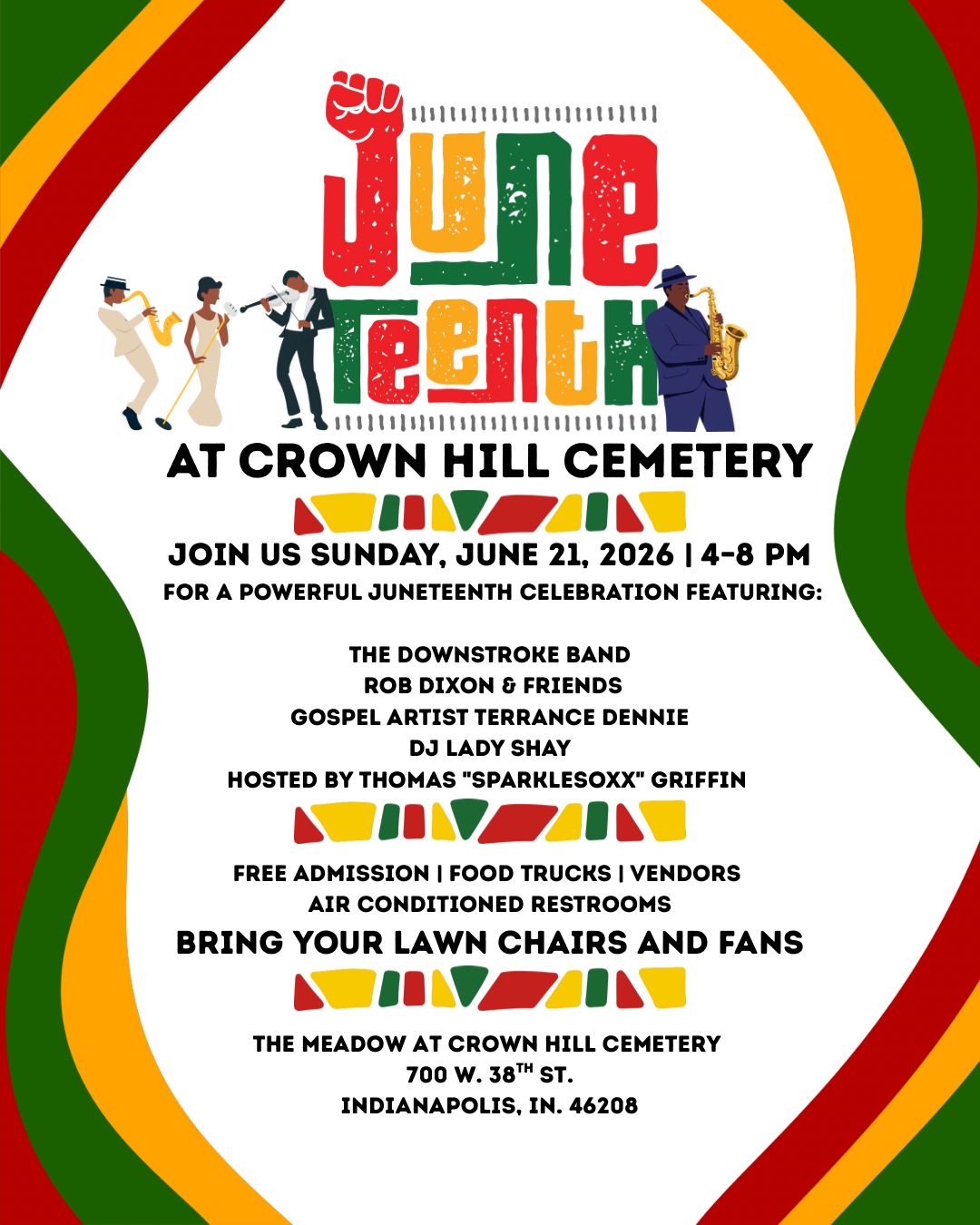 Juneteenth Celebration at Crown Hill Cemetery - Indy with Kids